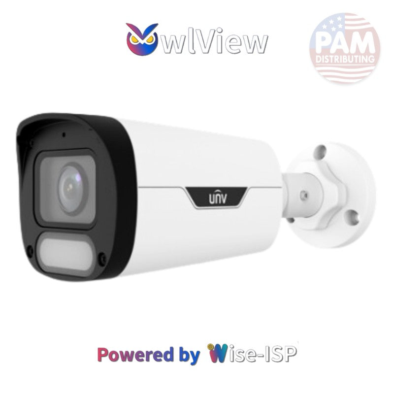 UNIVIEW IPC2314SR-ADF28KM-WP: 4MP (OwlView) ColorHunter Wise-ISP Fixed Bullet Camera – PAM ...