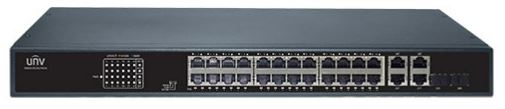 UNIVIEW NSW2010-26GT2GC-POE-IN 24 Port Gigabit POE Switch & 2 SFP Port ...