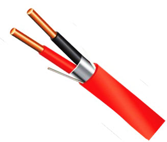 FIRE WIRE SOLID COPPER FPL 16-2 SHIELDED PLENUM 1000' SPOOL RED – PAM ...