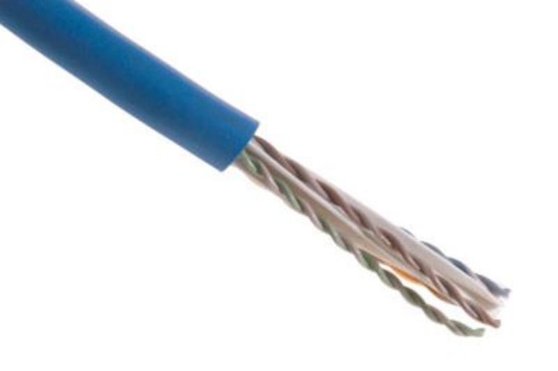 WAVENET 63224081S-A-BL: CAT6A UTP Solid Plenum Cable - Blue - 1000 FT ...