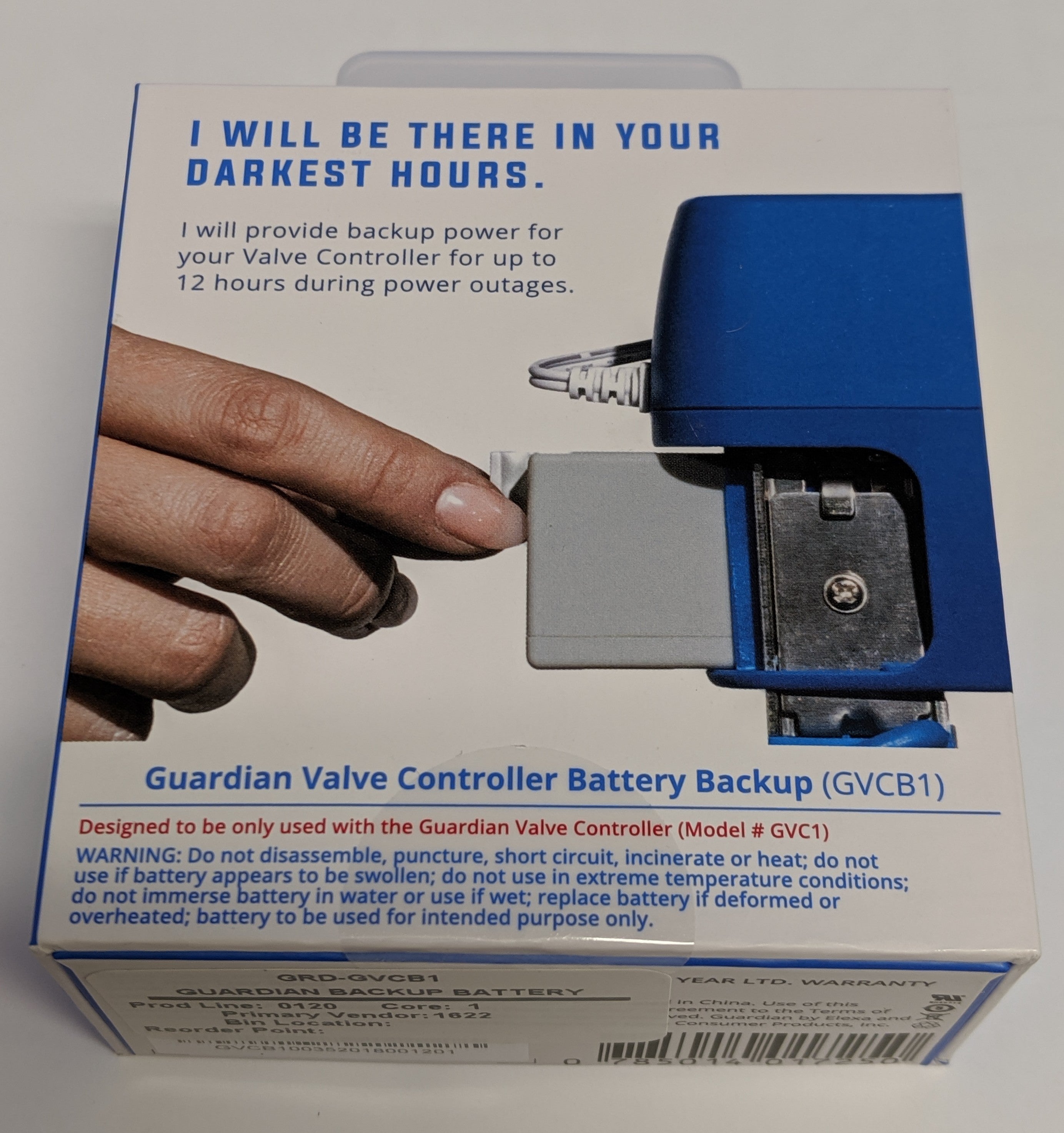 GRD-GVCB1 GUARDIAN BACKUP BATTERY – PAM Distributing Co